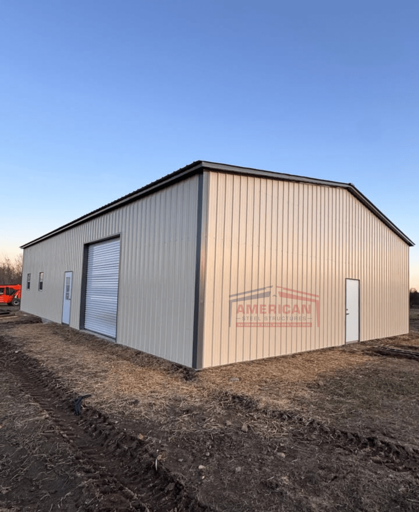 40x60x12 Steel Shop/Building - Amsteel Midwest